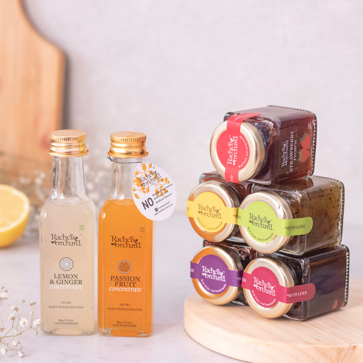 The Full House Gift Set: Juices, Preserves and Pickle – Rachel's Orchard